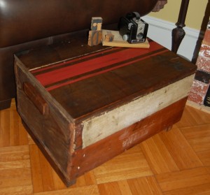 Handmade Wooden Trunk - Yellow Chair Market